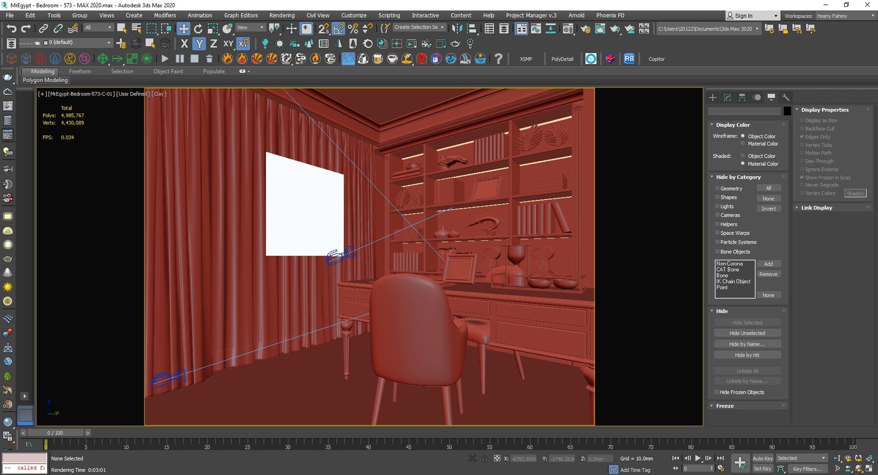 ArtStation - Modern Interior 573 - 2 Bedrooms 1 Office Room | Resources