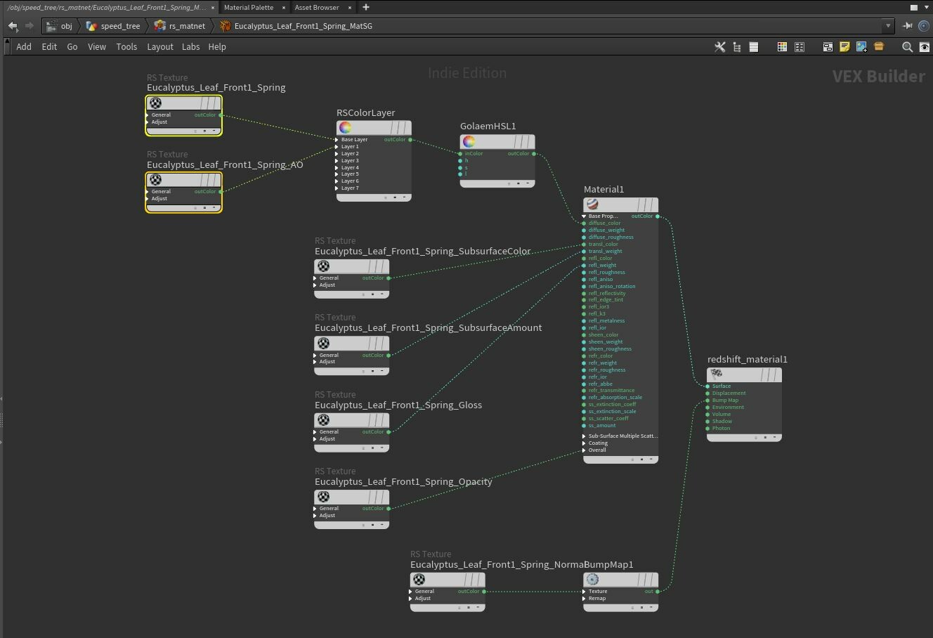 ArtStation - SpeedTree importer for Houdini 19+ Redshift & MTLX (Karma ...