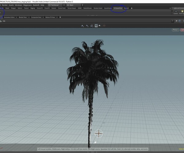 ArtStation - SpeedTree importer for Houdini 19+ Redshift & MTLX (Karma ...