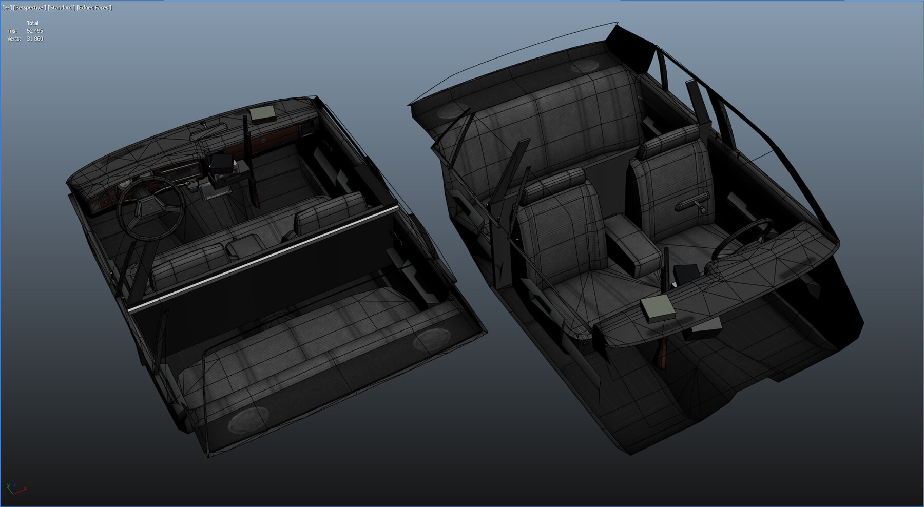 ArtStation - 80s NY police car | Game Assets