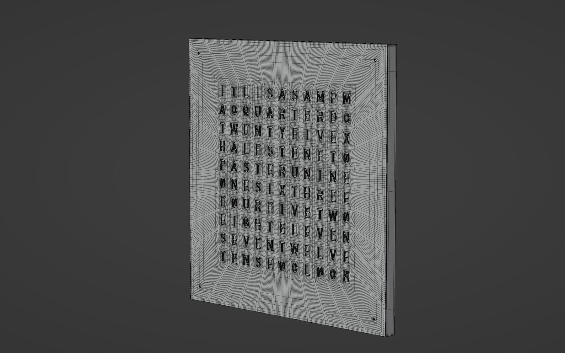 ArtStation - Qlocktwo Classic | Resources