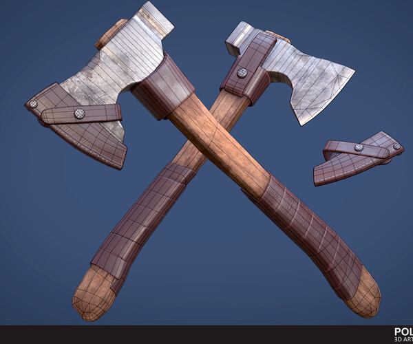 ArtStation - Trekking axe | Game Assets