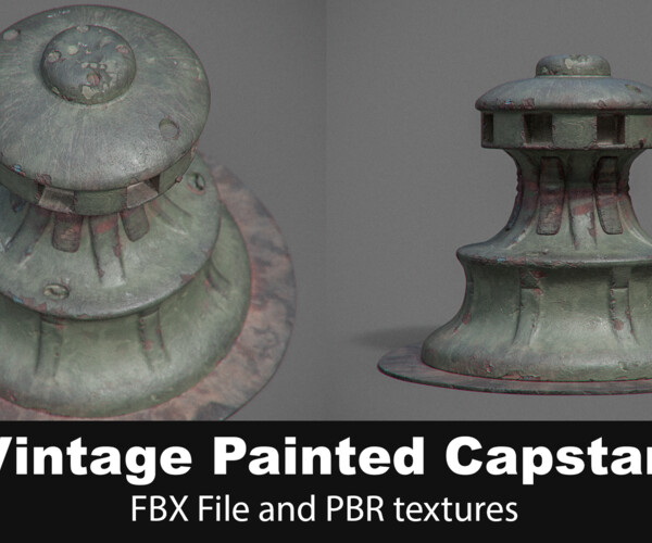 ArtStation - Old Painted Capstan | Resources