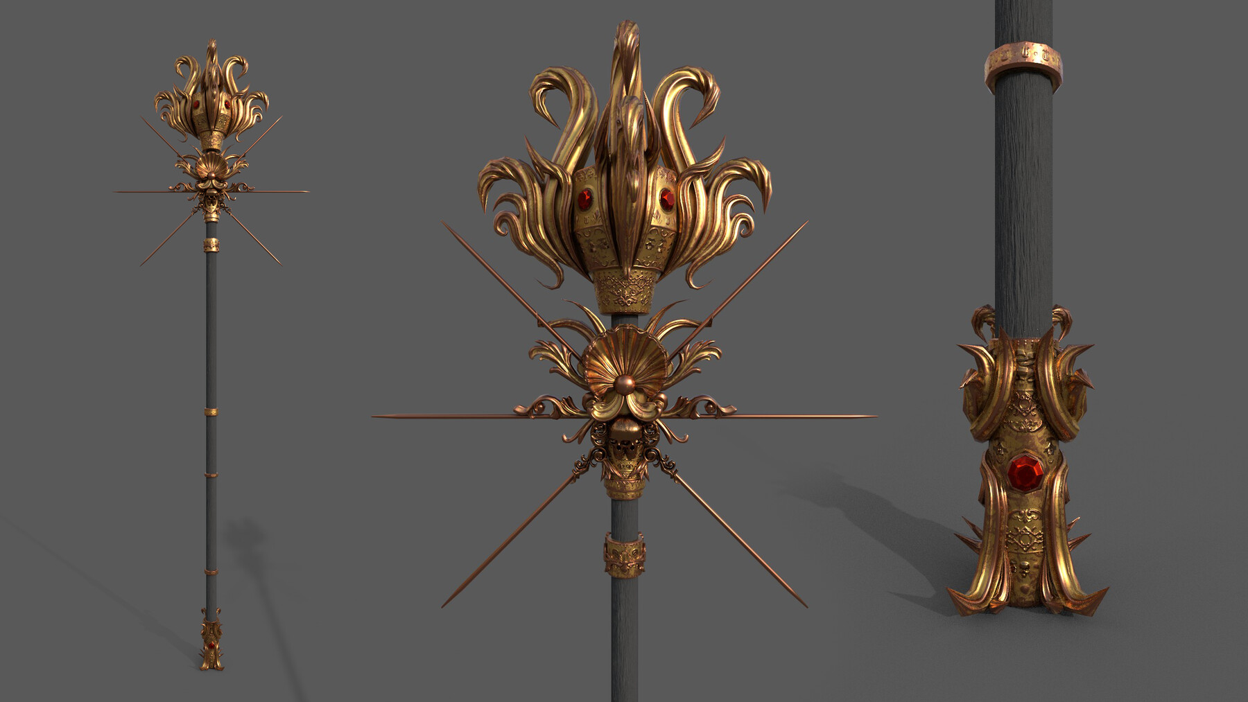 ArtStation - Staff of the dead | Game Assets