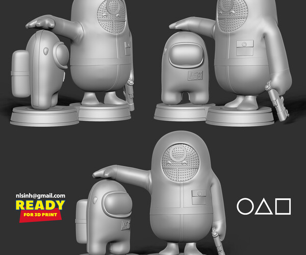 ArtStation - Squid Game - Among us and Fall Guys | Resources