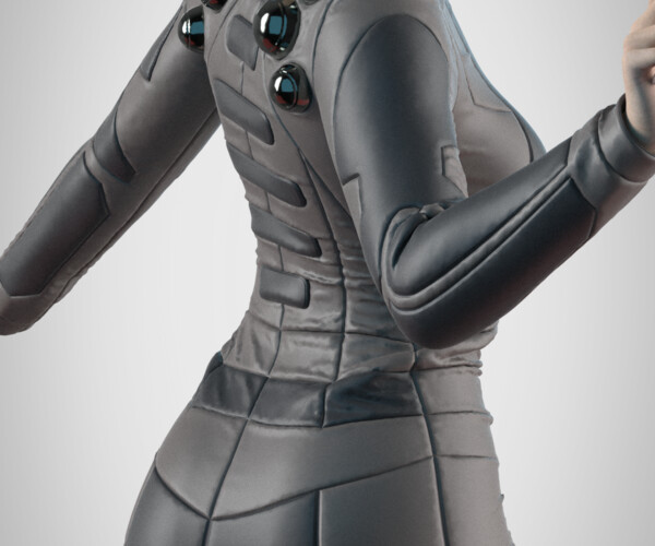 ArtStation - Cyber Dress | Game Assets