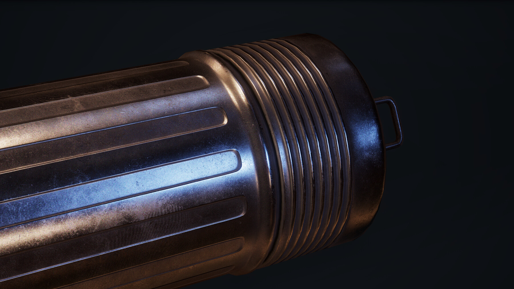ArtStation - Old Flashlight - PBR Model | Game Assets