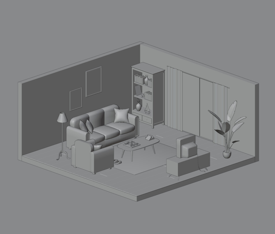 ArtStation - Living-room | Game Assets