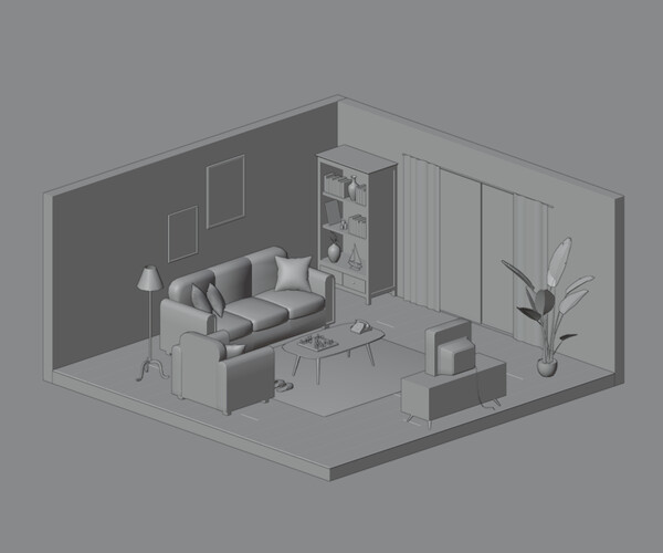 ArtStation - Living-room | Game Assets