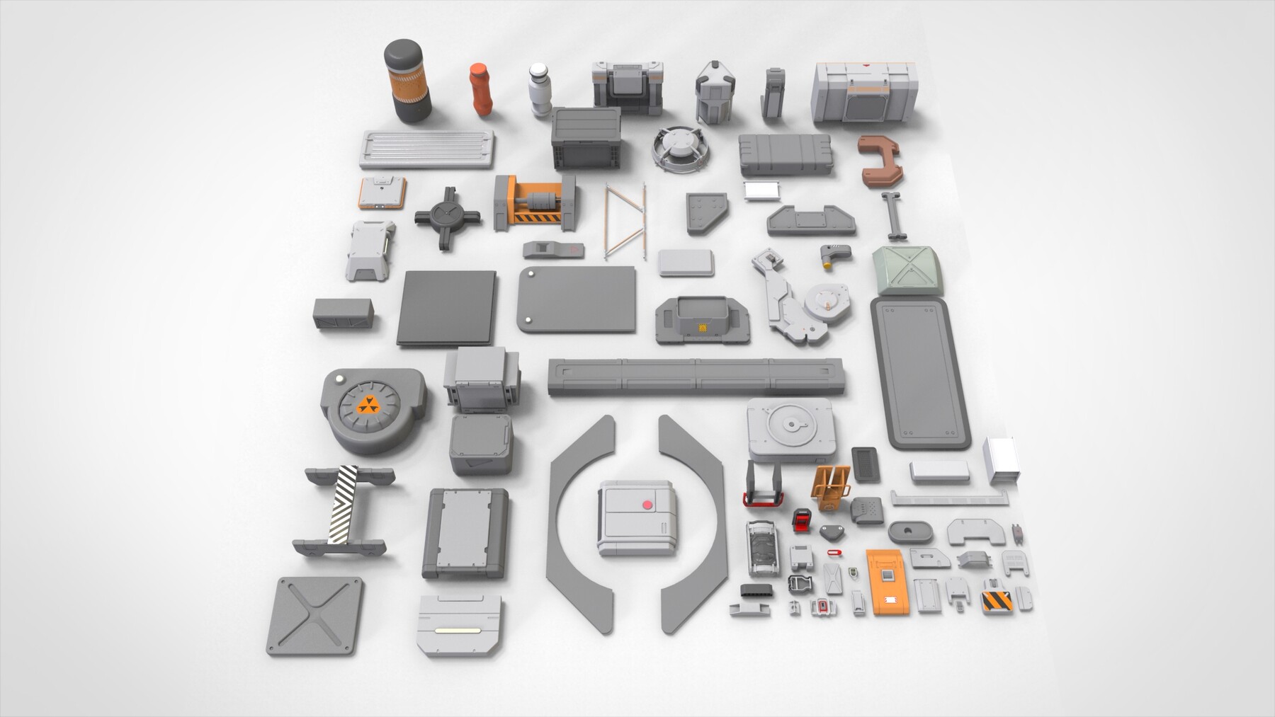 ArtStation - Sci-Fi architecture Elements collection 30 | Resources