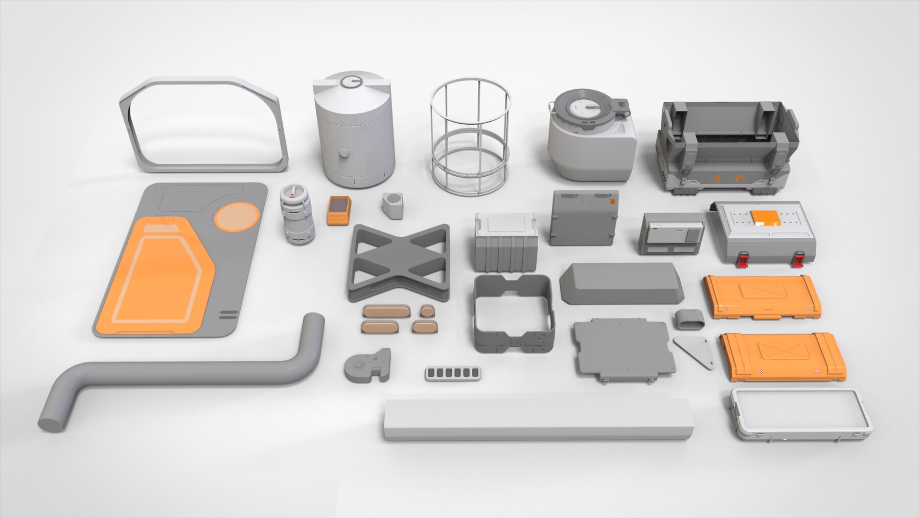 ArtStation - Sci-Fi architecture Elements collection 30 | Resources