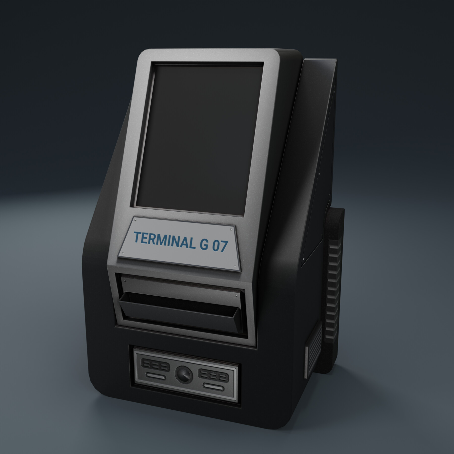 ArtStation - Sci-Fi Terminal | Game Assets