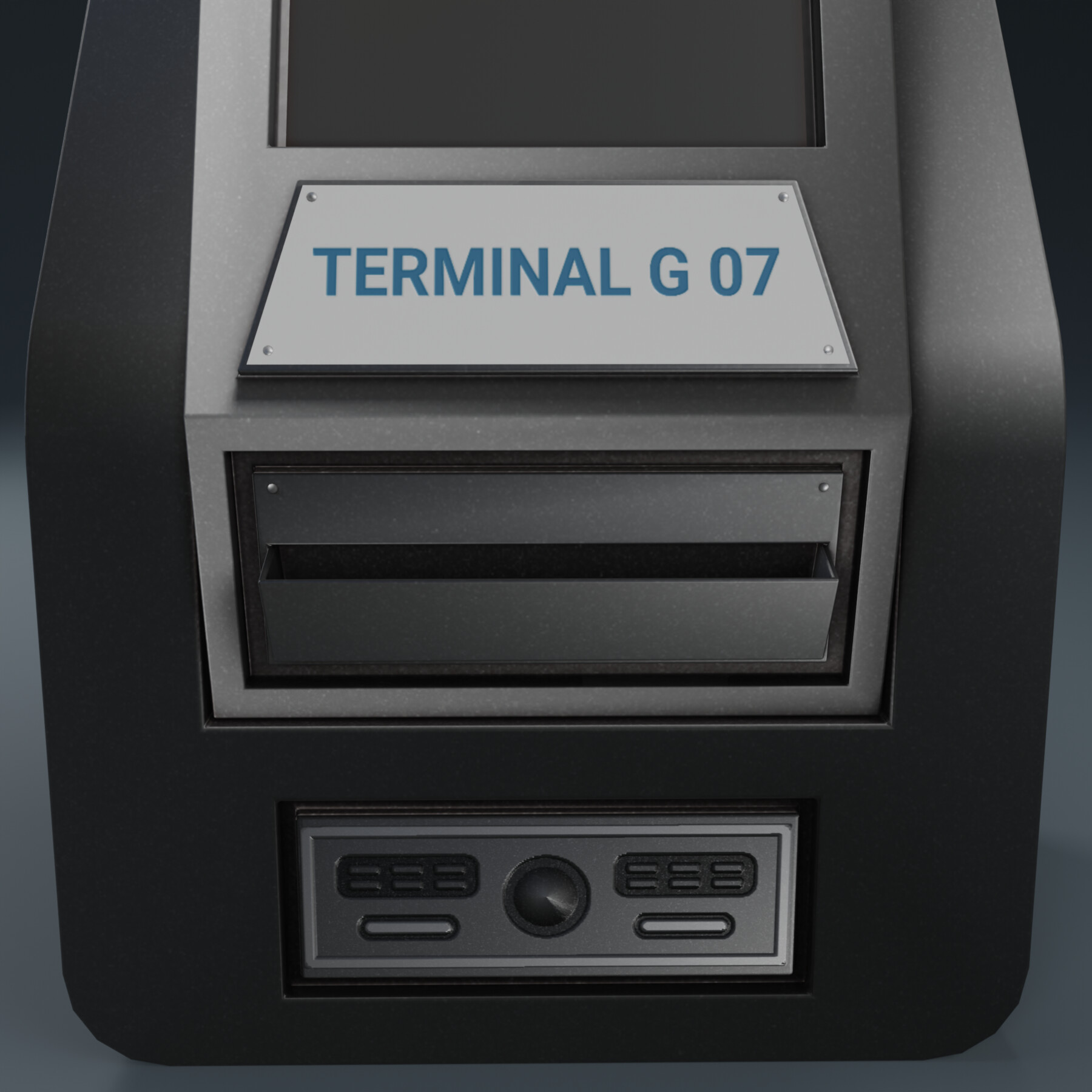 ArtStation - Sci-Fi Terminal | Game Assets