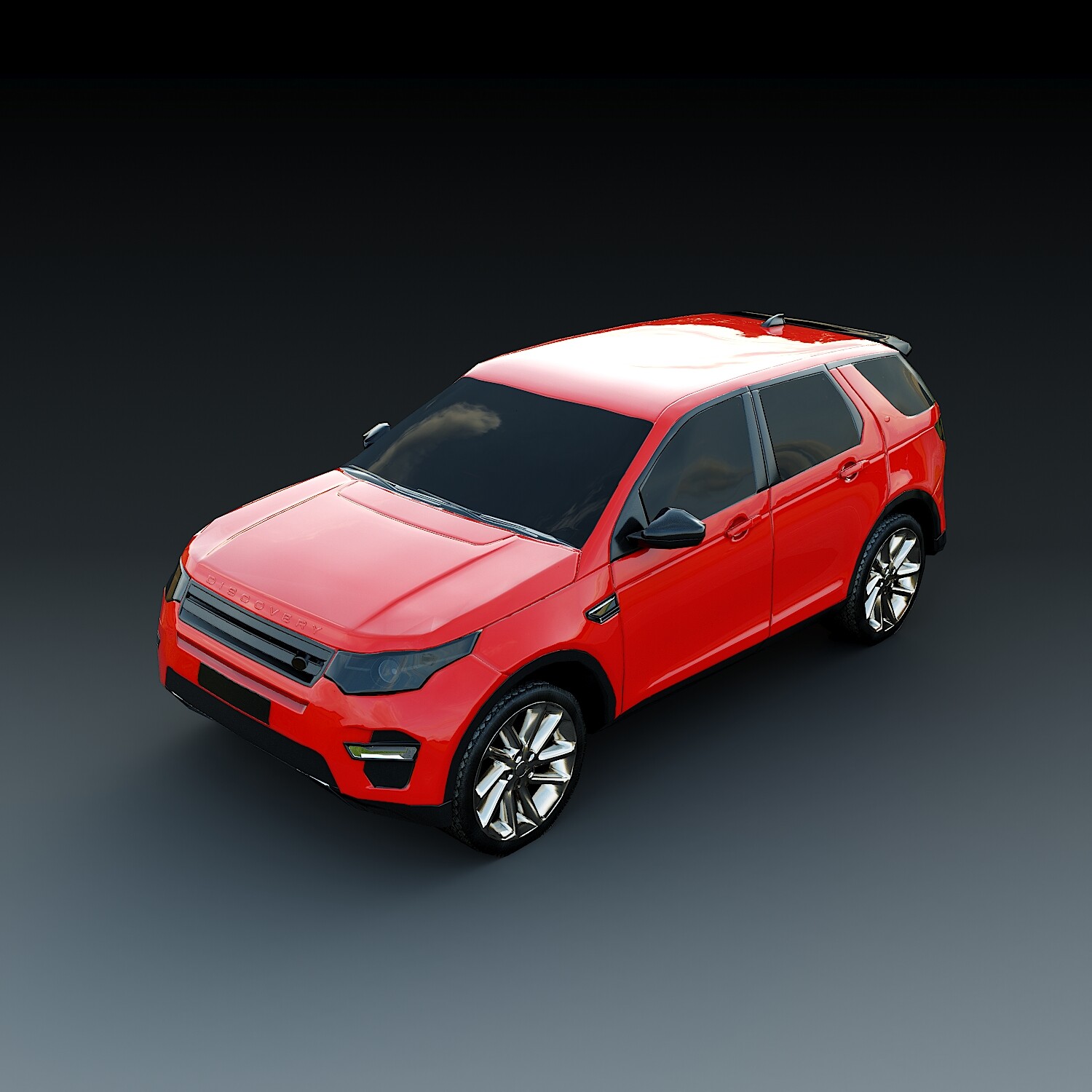 ArtStation - Low poly car four colors | Game Assets