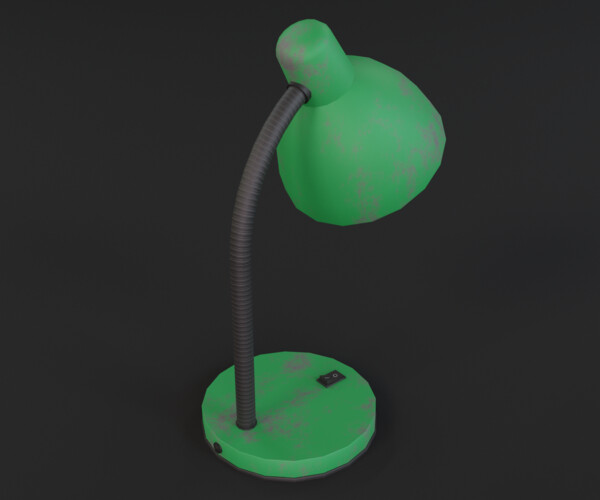 ArtStation - Rusty Table Lamp | Game Assets