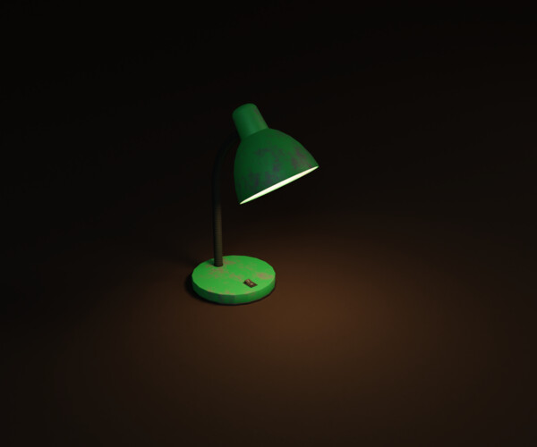 ArtStation - Rusty Table Lamp | Game Assets