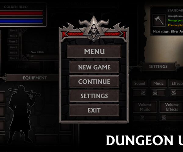 ArtStation - Dungeon GUI | Game Assets