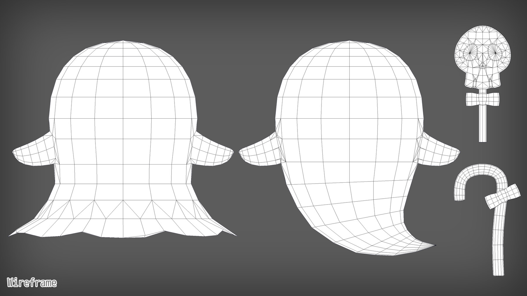 ArtStation - Ghosts and candies | Game Assets