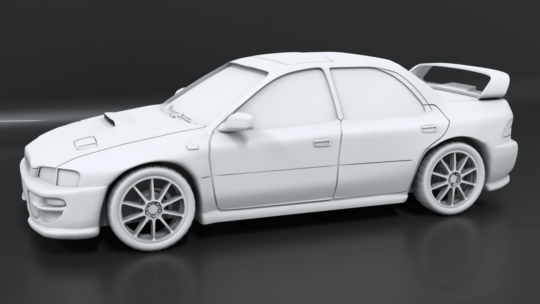 ArtStation - Subaru GC8 STL with separated parts for 3D printing ...