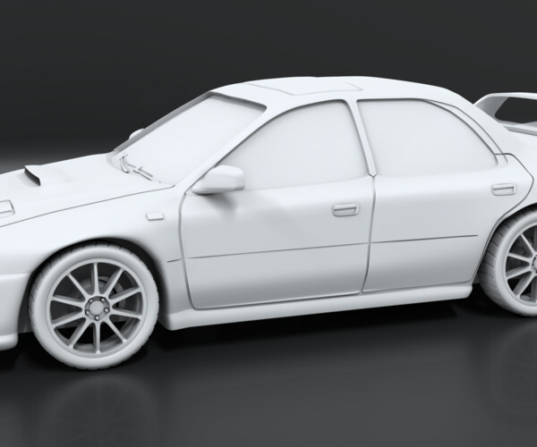 ArtStation - Subaru GC8 STL with separated parts for 3D printing ...