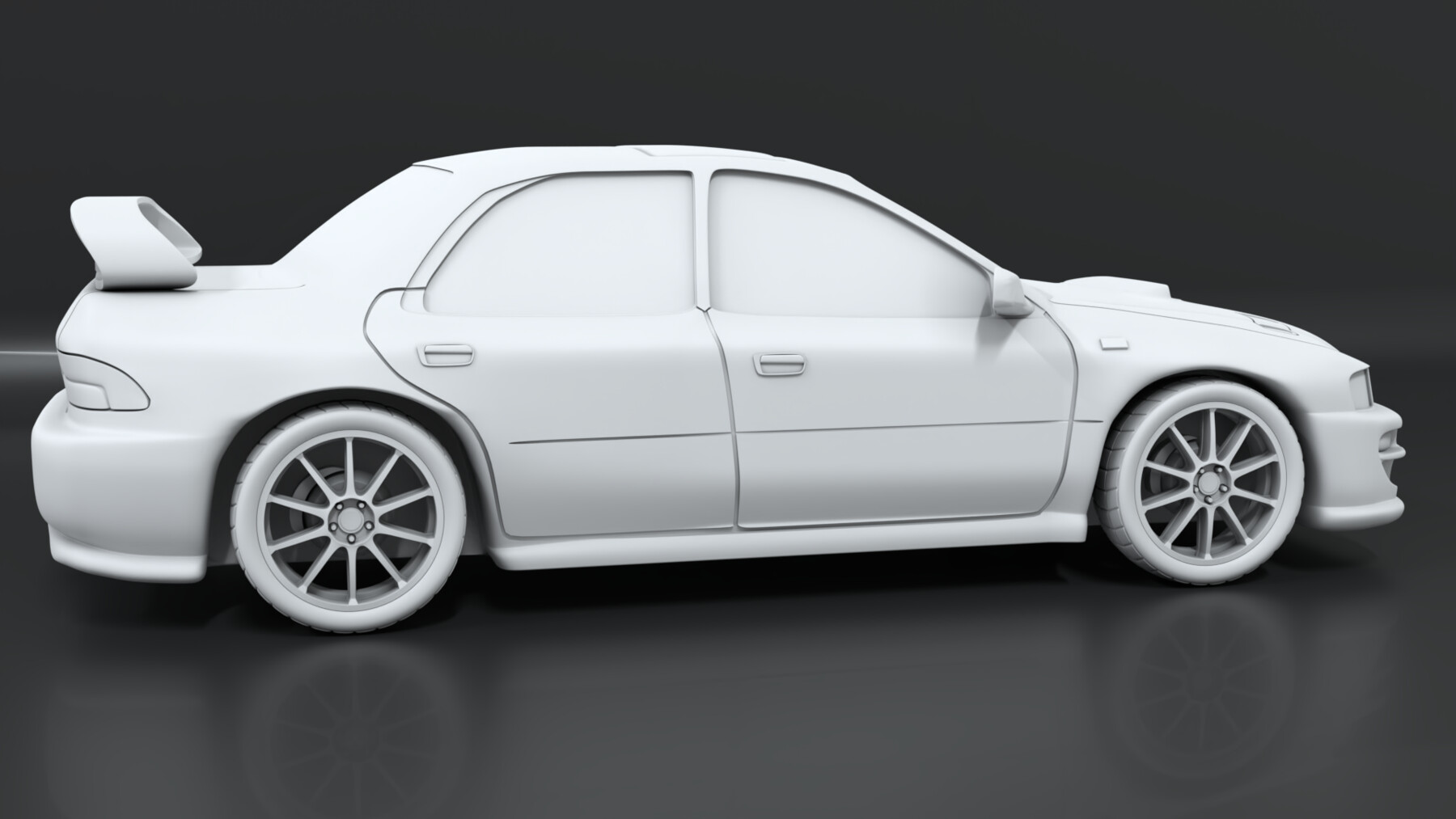 ArtStation - Subaru GC8 STL with separated parts for 3D printing ...
