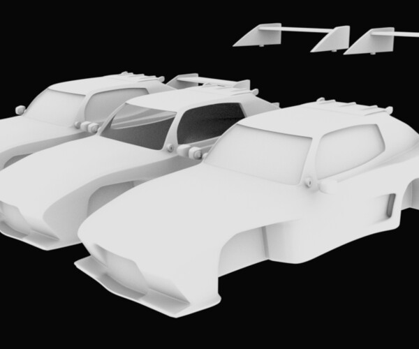 ArtStation - Chevrolet car with separated parts STL for 3D printing ...