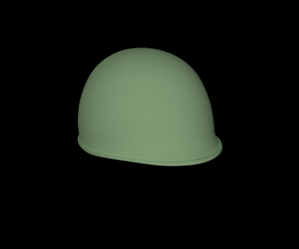 ArtStation - Simple Military Helmet STL for 3D printing | Resources