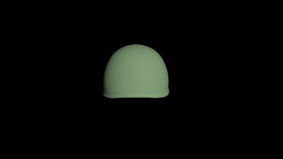 ArtStation - Simple Military Helmet STL for 3D printing | Resources