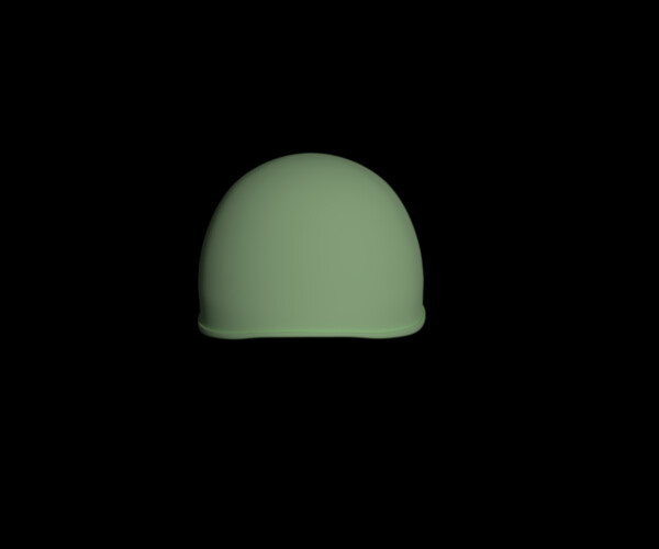ArtStation - Simple Military Helmet STL for 3D printing | Resources