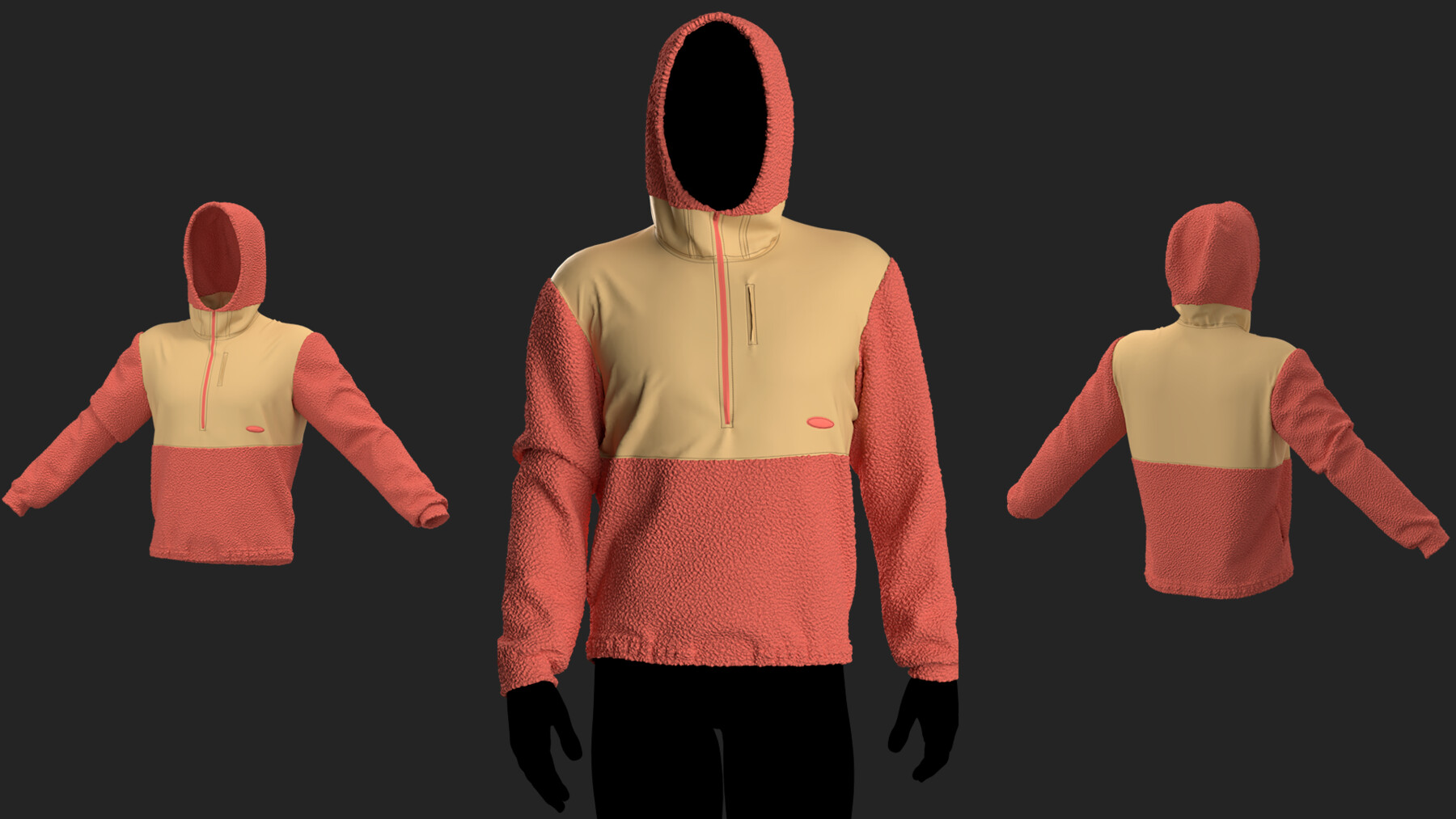 ArtStation - 2 Hoodies. Clo3d, MD projects + OBJ. Sport collection ...