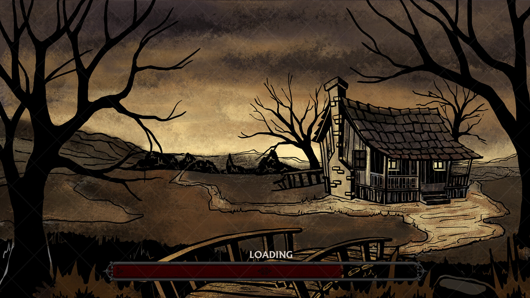 ArtStation - Painted UI: Dark style | Game Assets