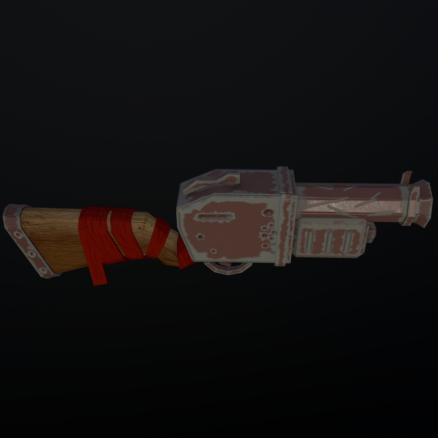 ArtStation - Stylized hand painted weapon gun | Game Assets