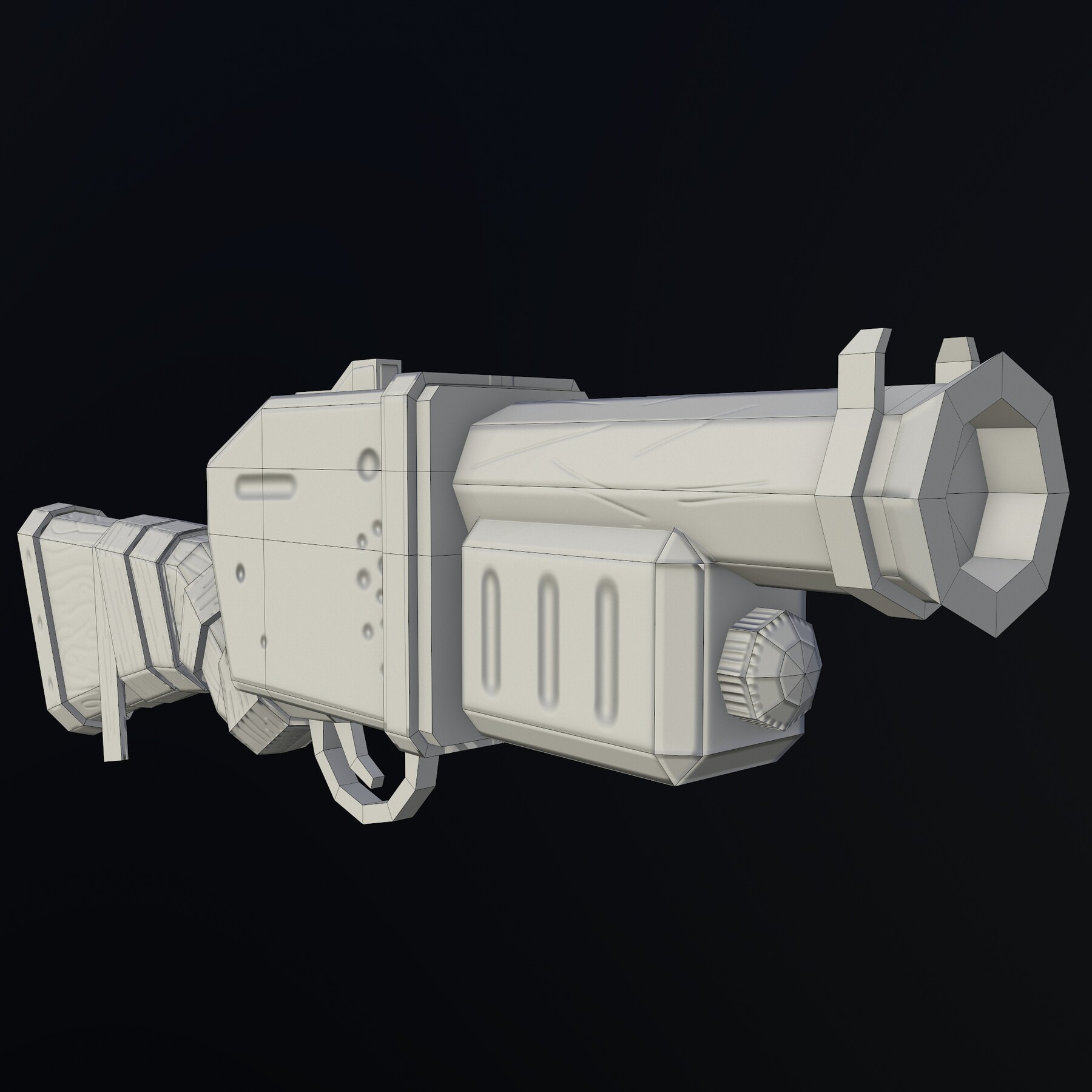 ArtStation - Stylized hand painted weapon gun | Game Assets