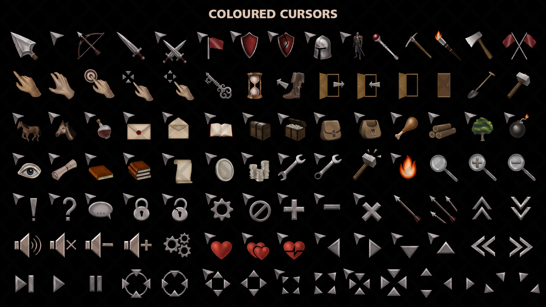 ArtStation - Stylized RPG Cursors | Game Assets