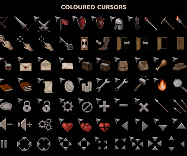ArtStation - Stylized RPG Cursors | Game Assets