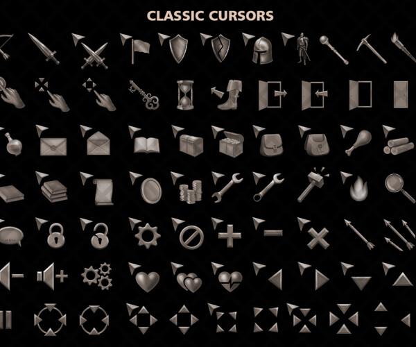 ArtStation - Stylized RPG Cursors | Game Assets