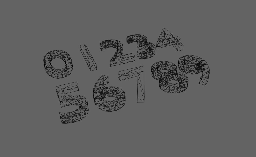 ArtStation - Number for Printing - Numeros 3D print model | Resources