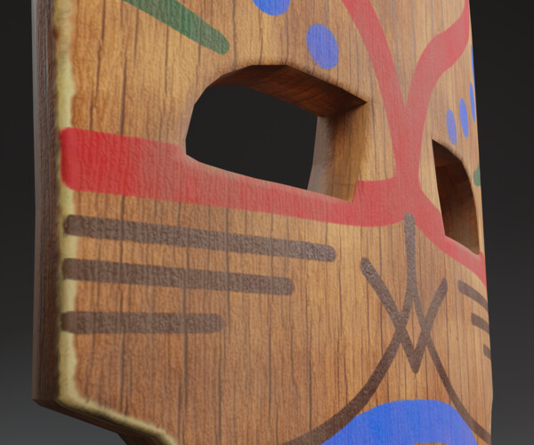 ArtStation - Shaman Mask | Game Assets