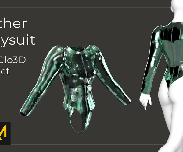 ArtStation - Leather bodysuit | Game Assets
