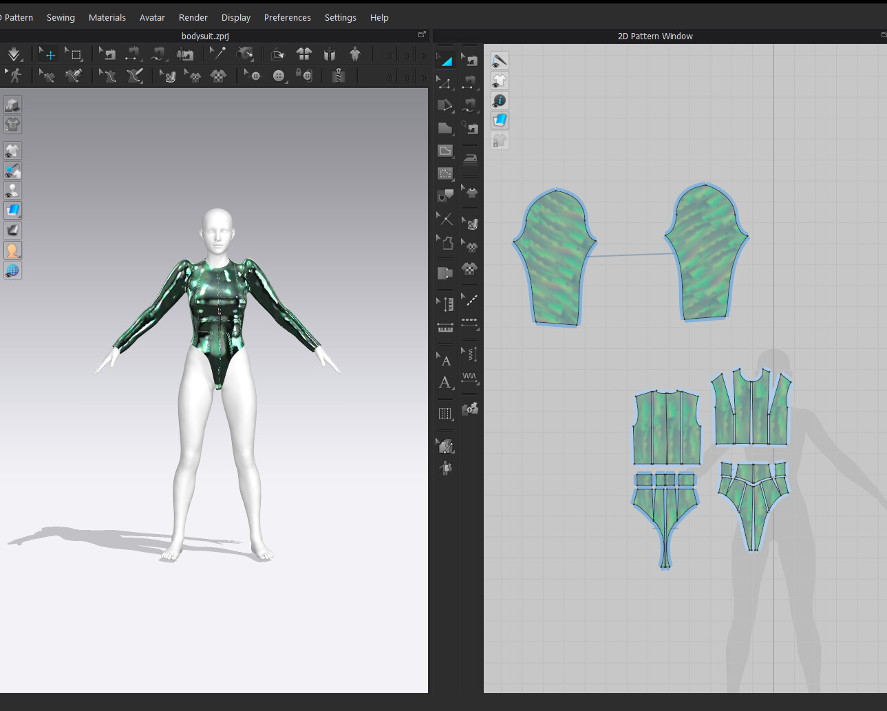 ArtStation - Leather bodysuit | Game Assets