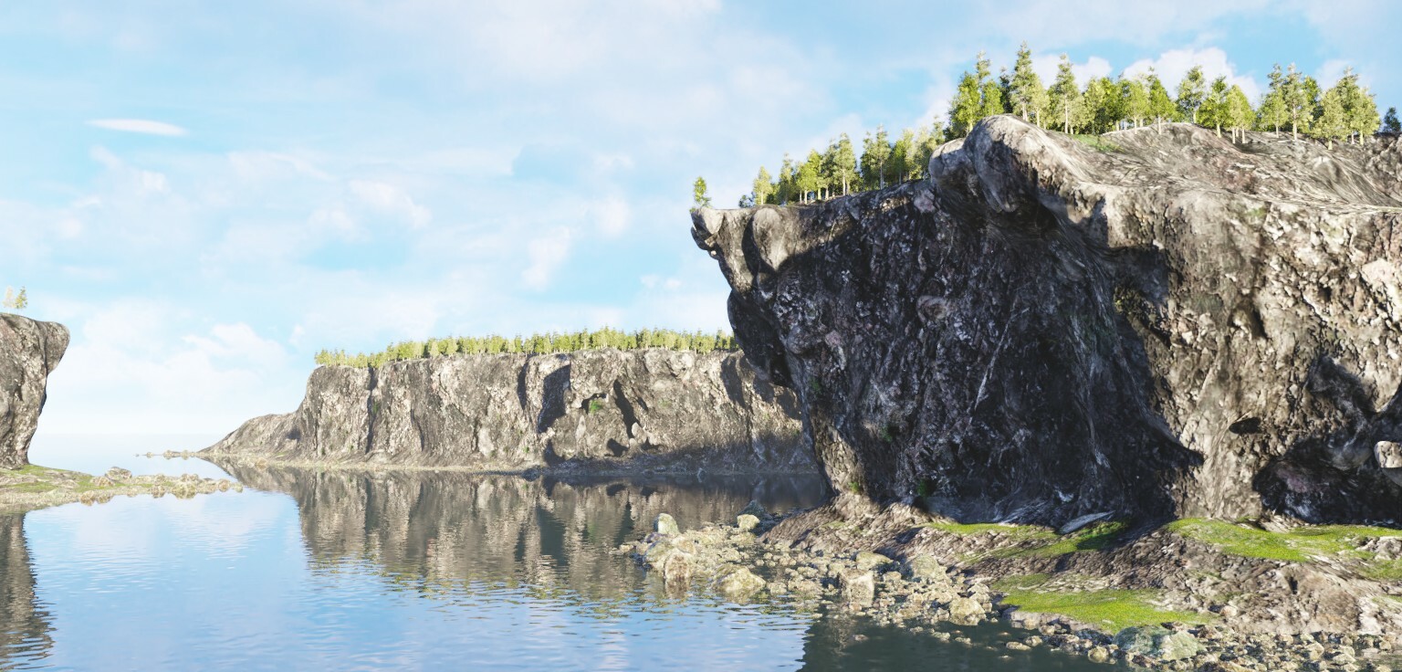 ArtStation - Sea cliffs | Game Assets