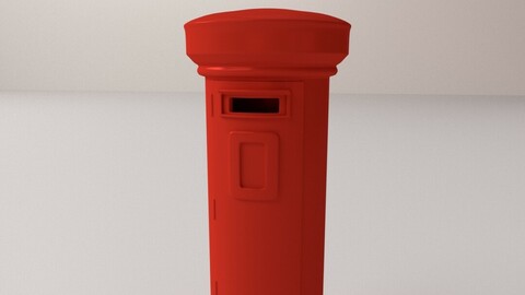 ArtStation - London Post Box | Game Assets