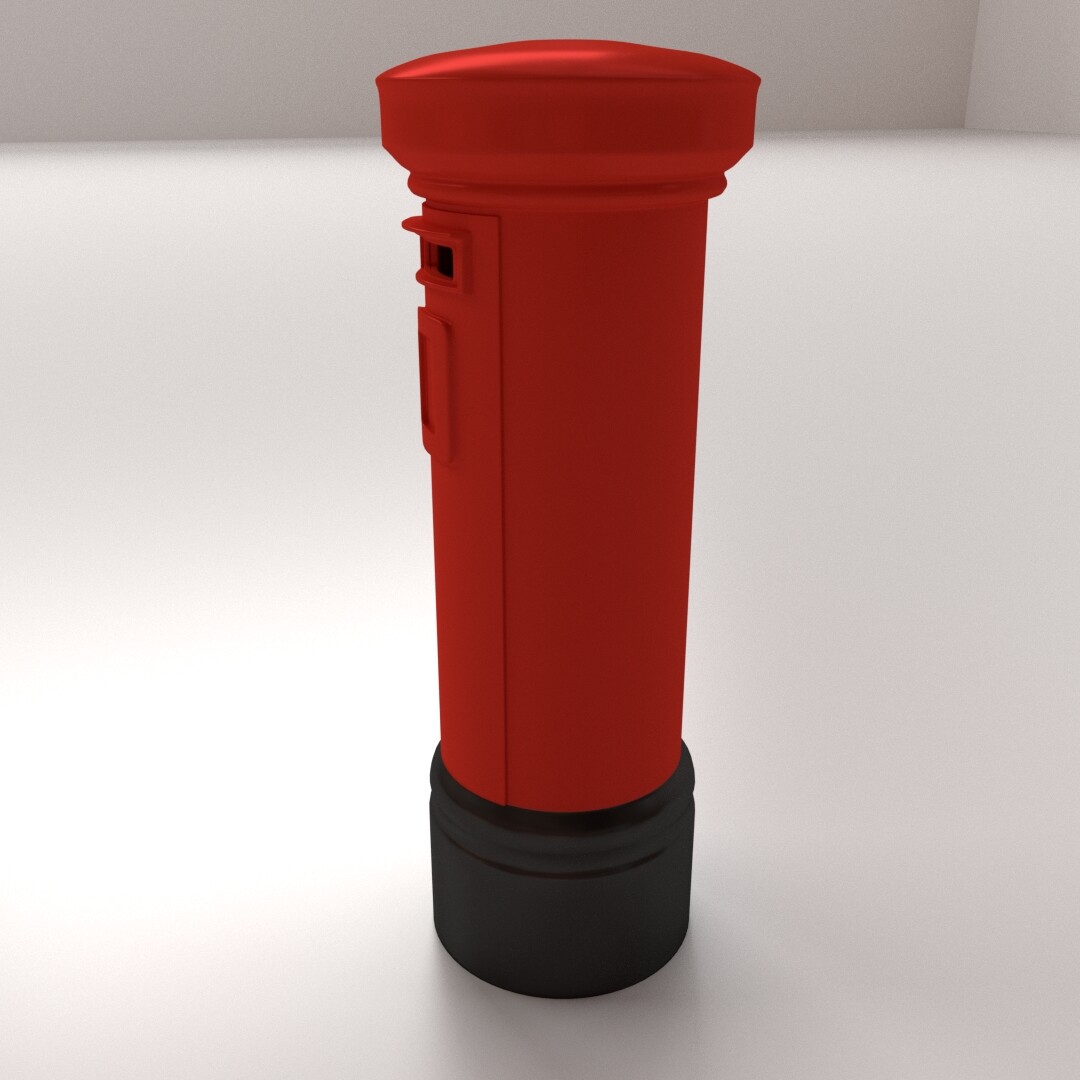 ArtStation - London Post Box | Game Assets