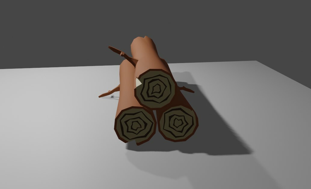 ArtStation - Tree Trunk - Cartoon - Tronco de Arvore Low-poly 3D model ...