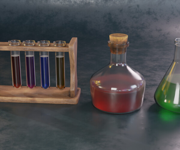 ArtStation - Alchemy Set | Game Assets