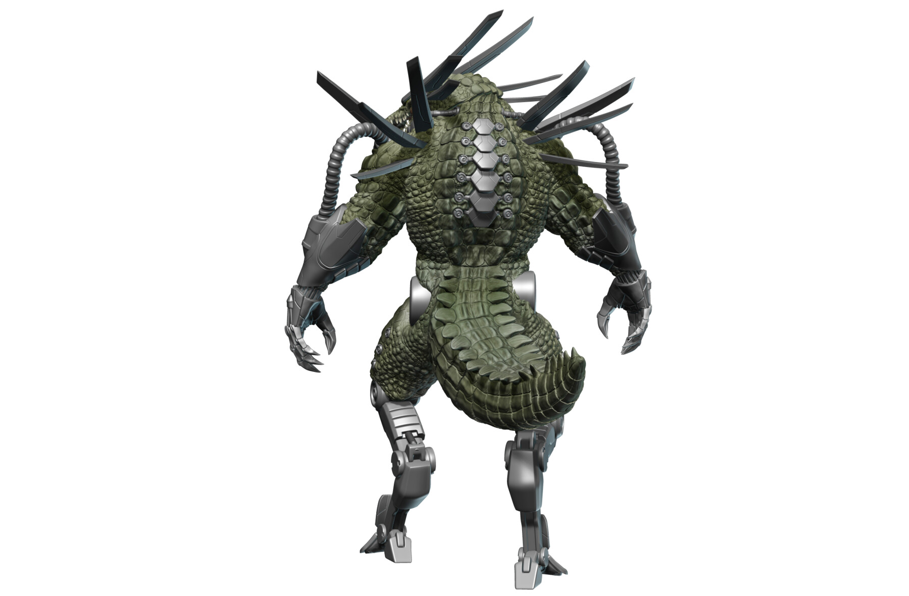 ArtStation - Character Creation for Games Part 1 - Cyber Reptile ...