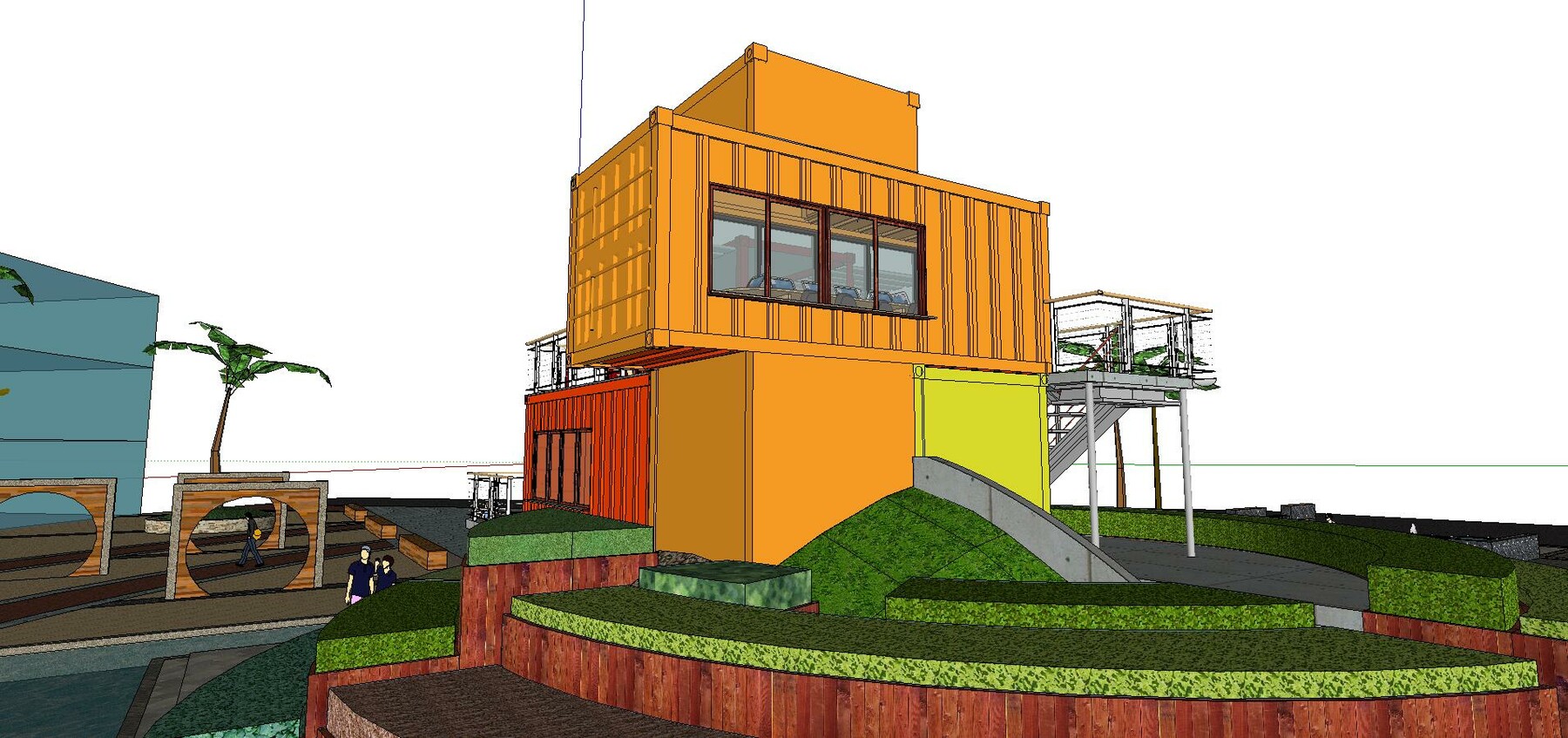 ArtStation - City Simple Art Building-Container-01 | Resources