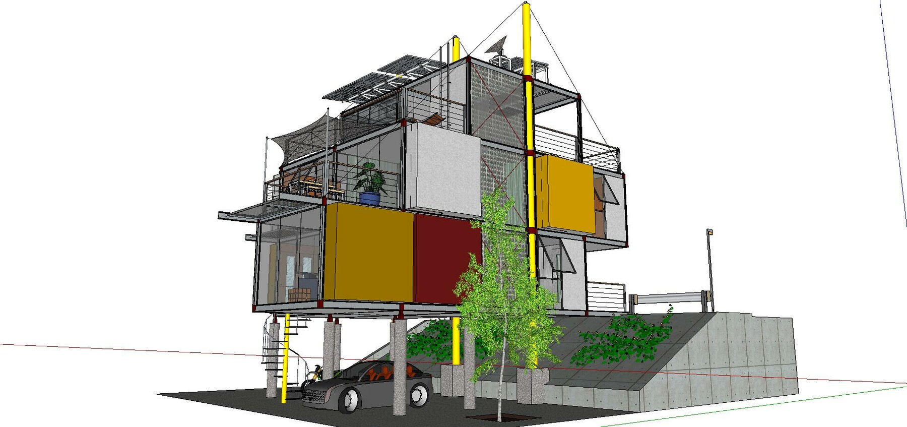 ArtStation - City Simple Art Building-Container-09 | Resources