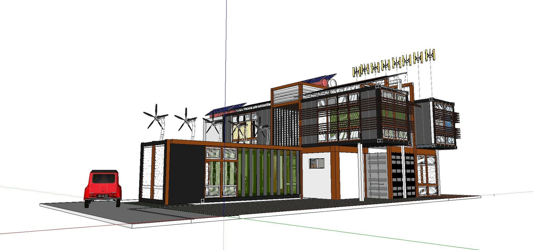 ArtStation - City Simple Art Building-Container-016 | Resources