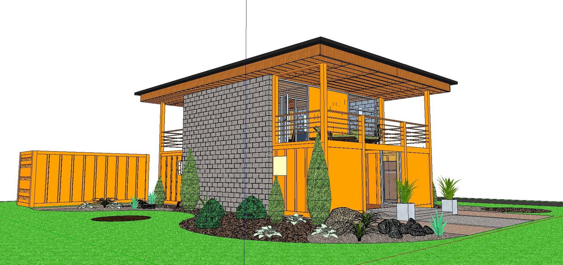 ArtStation - City Simple Art Building-Container-018 | Resources